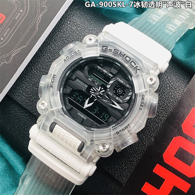Casio Chinese Dragon Series Limited G-SHOCK Ice Blade Transparent Watch ...