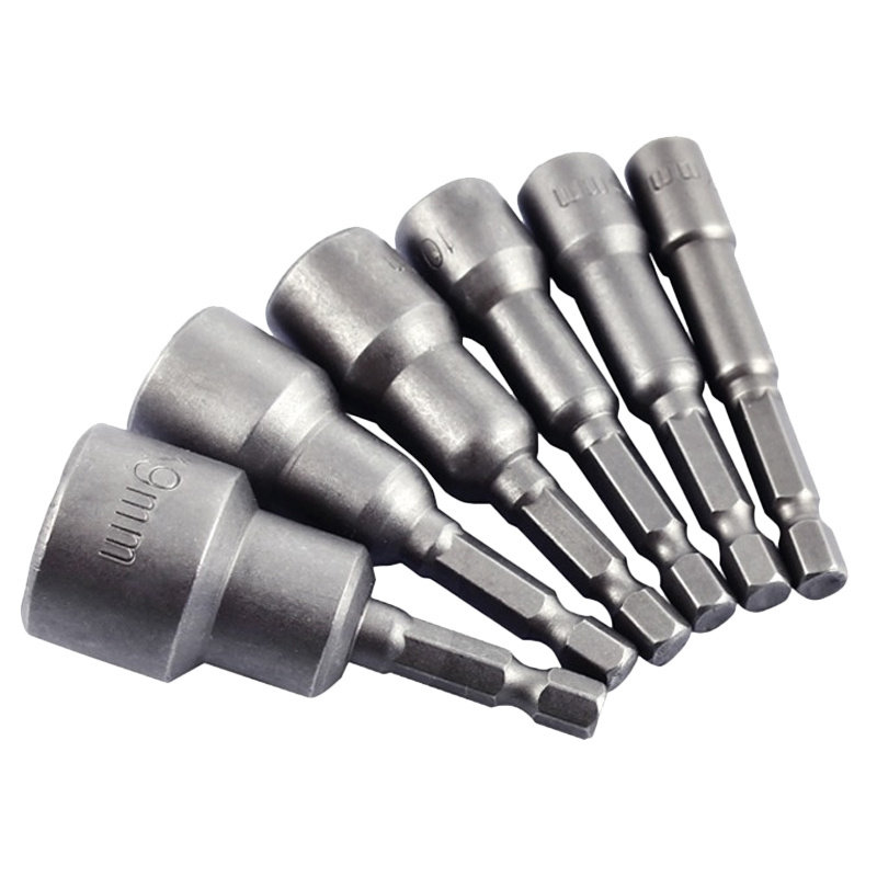 Extended and Deepened Electric Wrench Socket Set for Hand Drill Inner ...