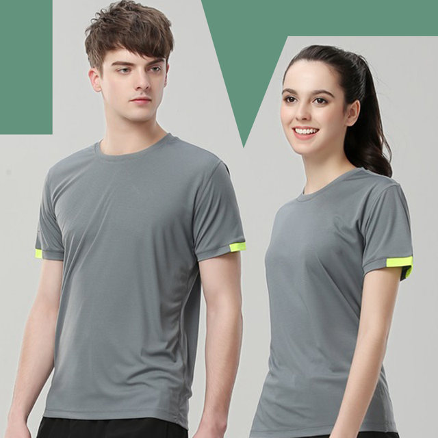 Sports quick-drying T-shirt women's short-sleeved work clothes summer ...