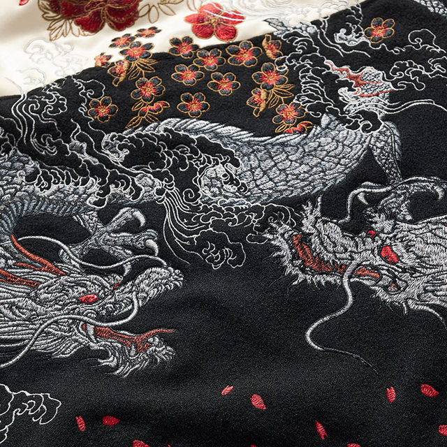 Thousand Years of the Dragon Heavy Embroidered Dragon Jacket for Men ...
