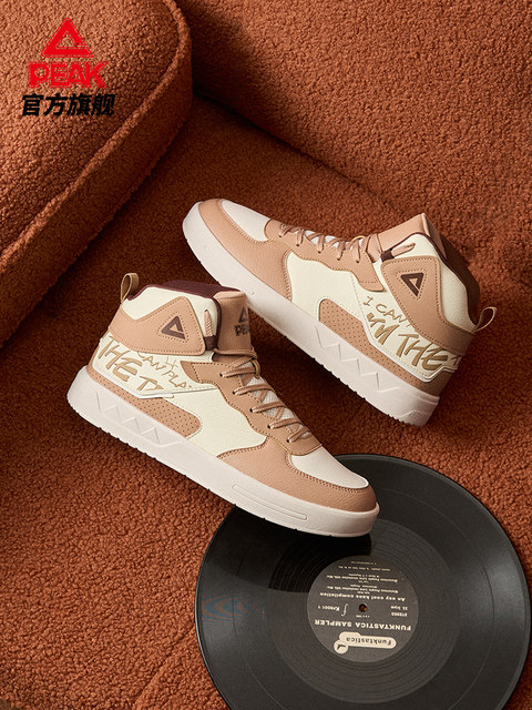 Peak high-top shoes men's spring and summer new warm couple sneakers ...