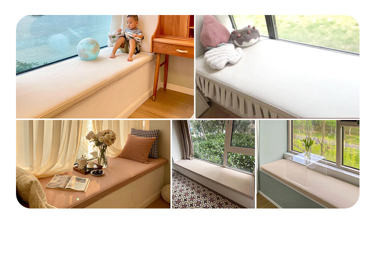 Custom-made bay window mat light luxury simple modern tatami coconut palm