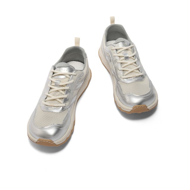 Belle Men's Shoes Mesh Casual Shoes Men's 2024 New Autumn Silver ...