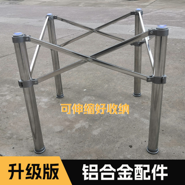Stainless steel round table table frame folding round table stand table ...