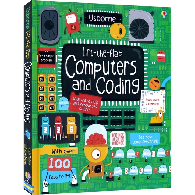 UsborneLift-the-flap Usborne Science Flip Book Biology Computer Programming Science Ocean Body ...