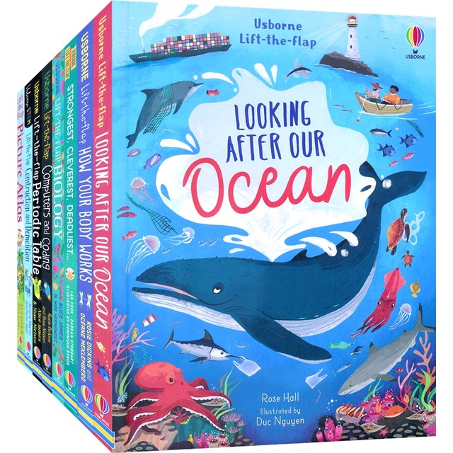 UsborneLift-the-flap Usborne Science Flip Book Biology Computer ...