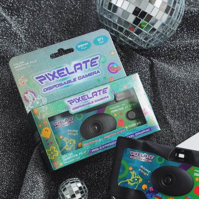 Hong Kong genuine video game pixel disposable film camera special ...