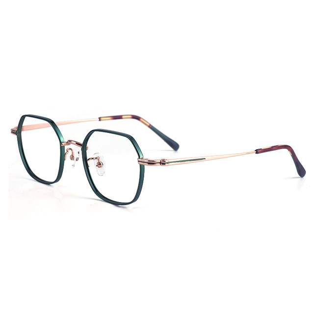 High myopia glasses frame women's thick-rim ultra-light pure titanium ...