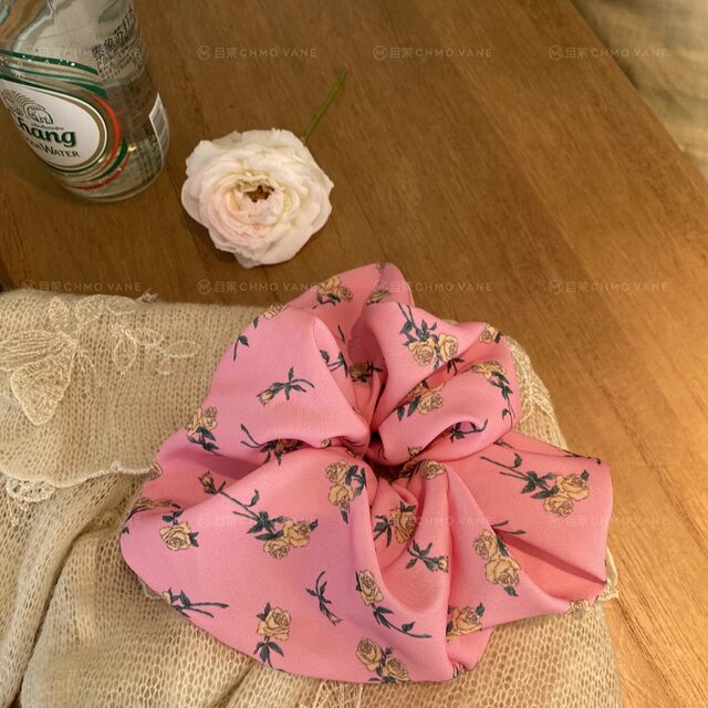 Qiemo~Korea niche designer printed sausage ring large intestine new ...