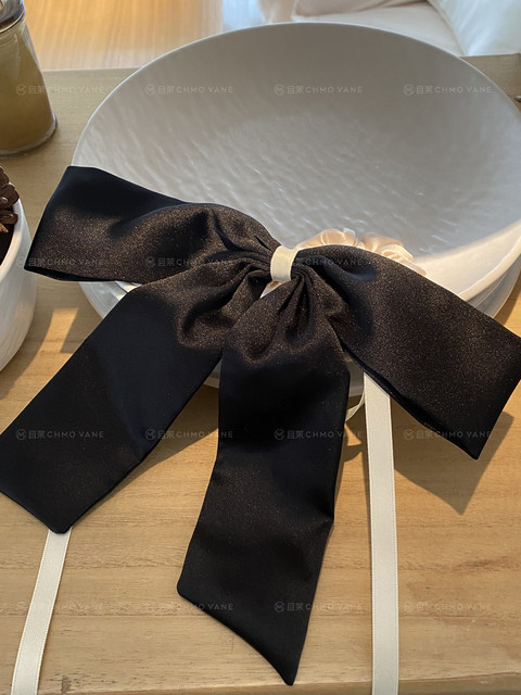 Qiemo~ New spring and summer streamer bow hair accessories 2024 new ...