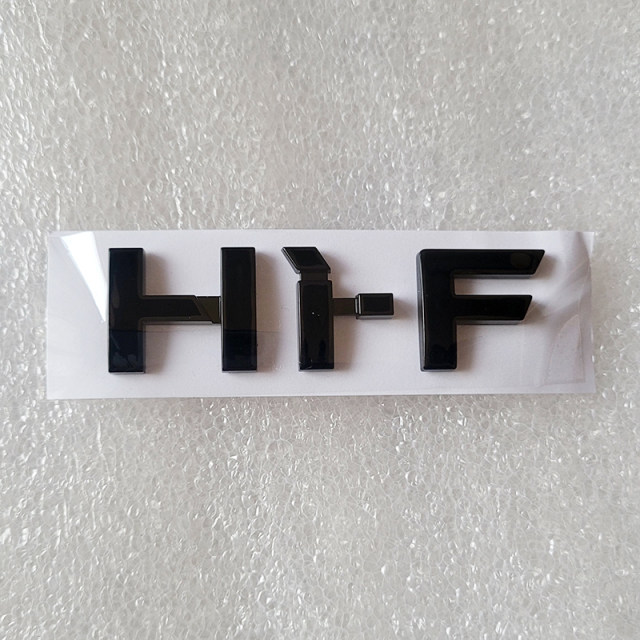 Suitable for Geely Auto Boyue L trunk word mark GEELY black HI-F silver ...
