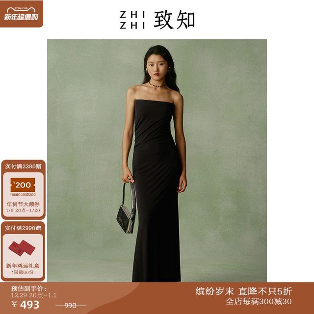 Zhizhi Zhizhi High Elastic Fold Slim Slim Slim Skirt Female 2024 Summer of 2024