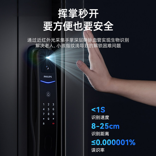 Philips Palm Vein Home Anti-theft Fully Automatic Electronic Smart ...