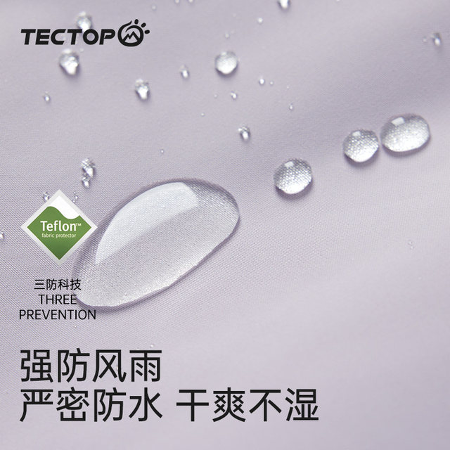 TECTOP explores outdoor women's mid-length waist jacket autumn and ...