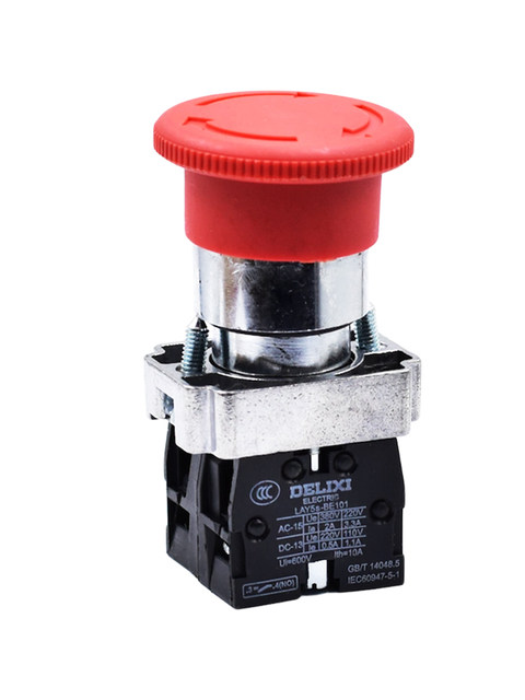 Delixi Lay5S-Bs535/545Bc Mushroom Head with Self-Locking Emergency Stop ...