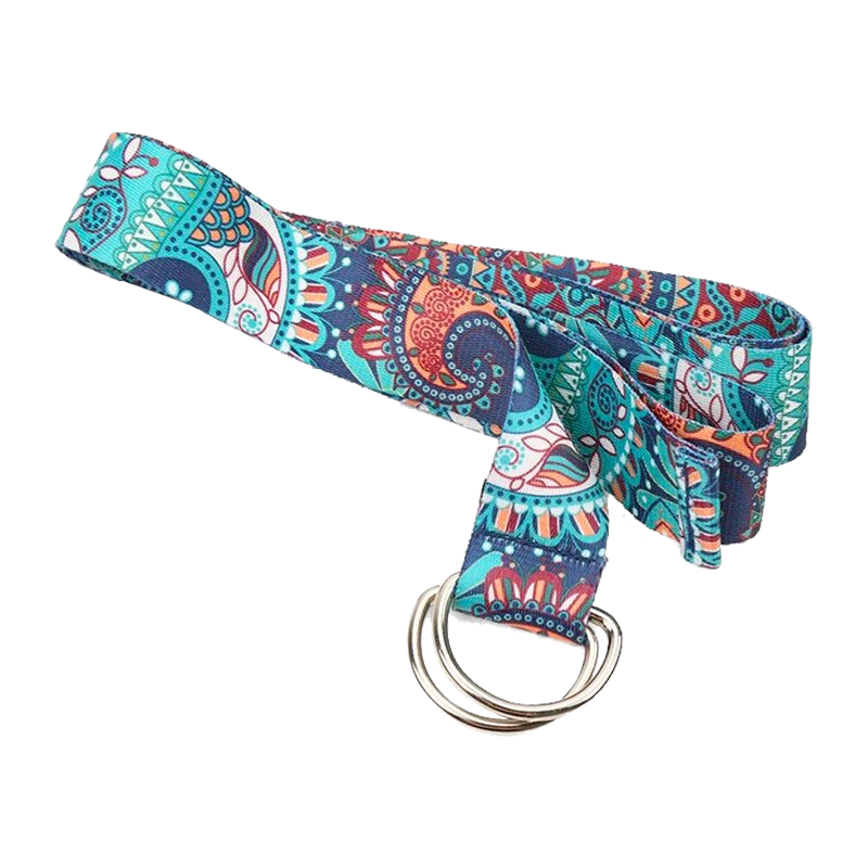 Sangle d'étirement de yoga - Sangle d'assistance à l'étirement - 1,8m