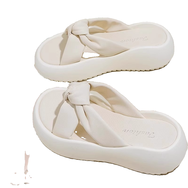 Broken code red Jingting genuine leather thick-soled sandals for women ...