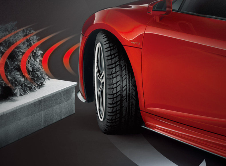 Reversing radar - The first 2 probes (please note the probe color), 2 ...