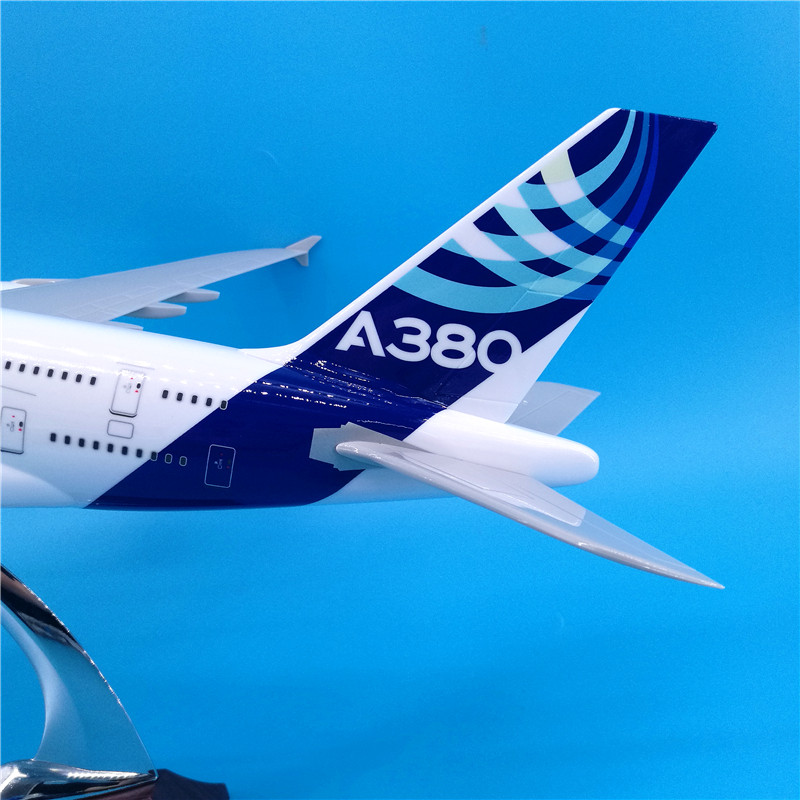 45cm Airbus 380 prototype ABS resin aircraft model ornaments customized ...