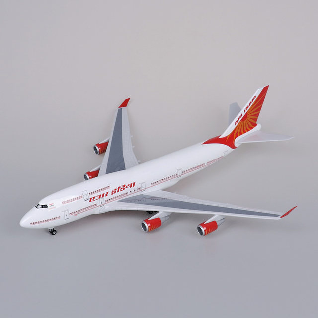 Extra large 47cm aircraft model with lights Boeing B747 simulation ...