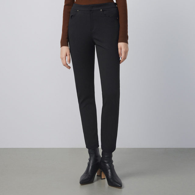 LANCY/Yuelangzi winter new slim high-waisted senior commuter women's ...