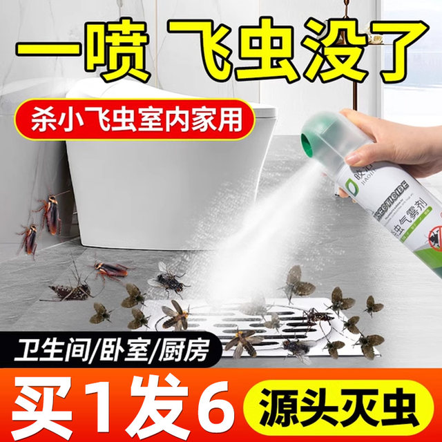 Small flying insect killing artifact insecticide aerosol indoor removal ...