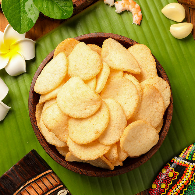 papatonk shrimp crackers imported from Indonesia, crispy casual drama ...
