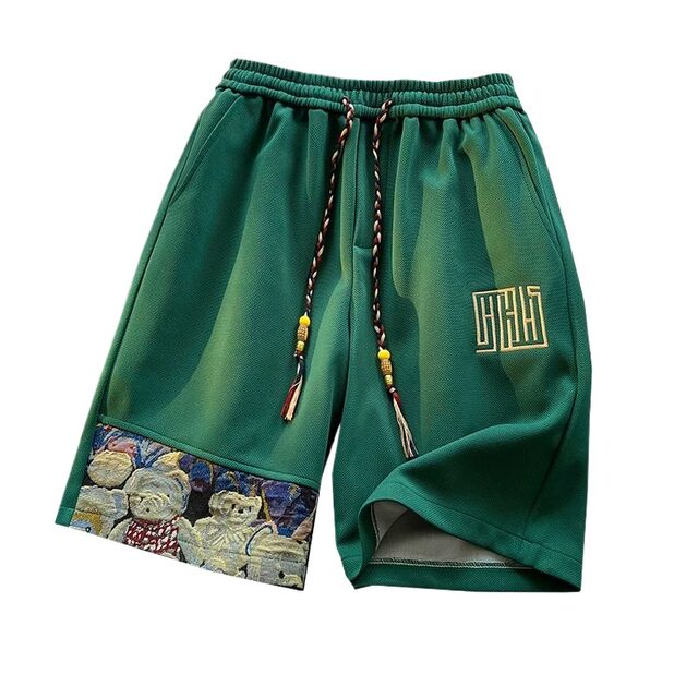 New Chinese casual shorts men's summer national fashion brand ...