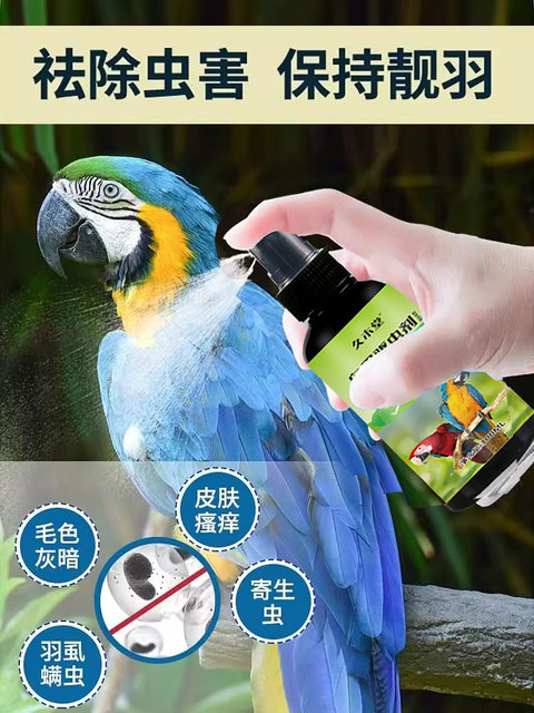 Parrot deworming spray birds with in vitro killing agent except dietary ...