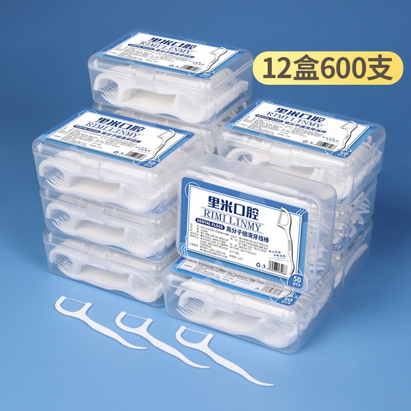 Hilo Dental Rimi Linmy - 600 Unidades (24 Cajas x 50 Unidades)