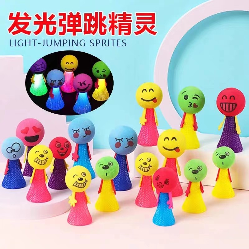 Pezzi Glowing Jumping Doll - Creative Night Market Toy