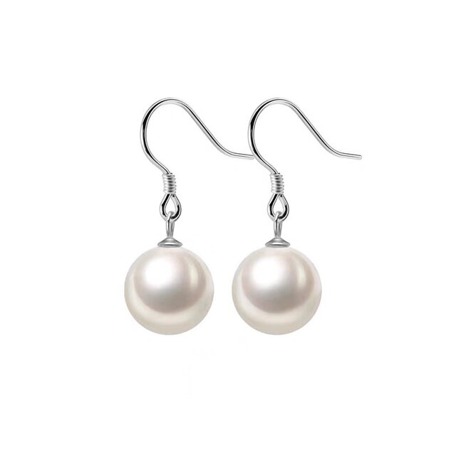 Pearl earrings Female Korean new imitation Mabei Magic White Character ...