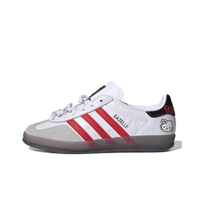 New Katie Cat Training Shoes Co-branded Samba Classic T-toe Shoes Strawberry Bear Low-top ...