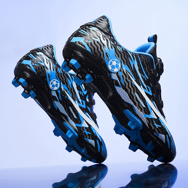 Pull back children's football shoes, girls' shoes, rotating buckle ...