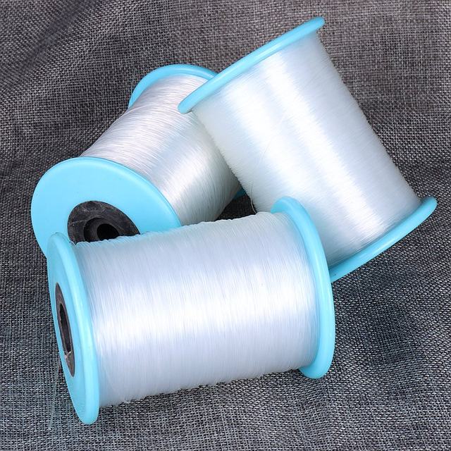 Transparent fishing thread beading thread invisible ultra-fine crystal ...