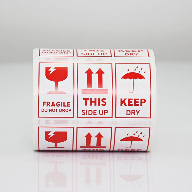 Fragile Product Label Stickers - Logistics Express Warning Stickers for ...