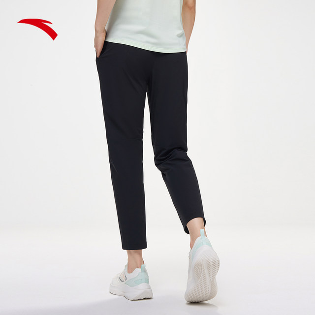 ANTA ice silk pants丨Woven breathable ice-feel nine-point pants for ...