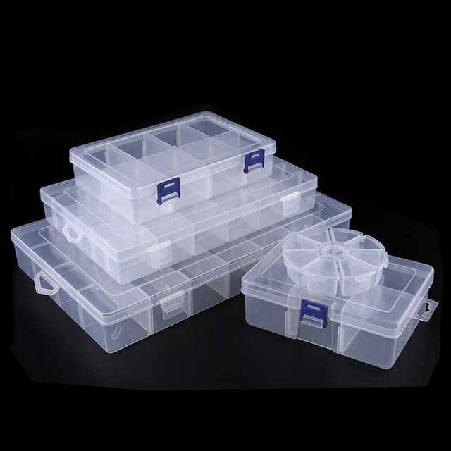 Transparent Plastic Jewelry Storage Box To Sorting Box Ear