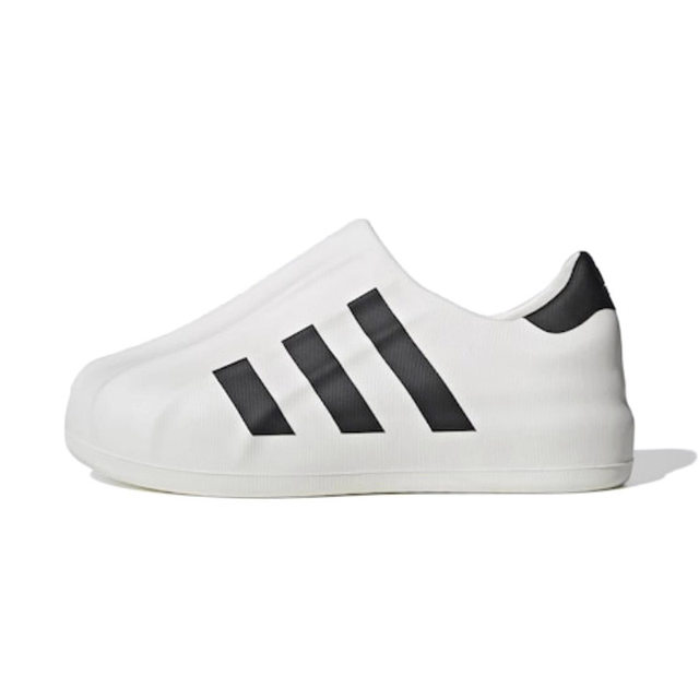 Adidas/clover adifom superstar shell head black and white sneakers HQ8750