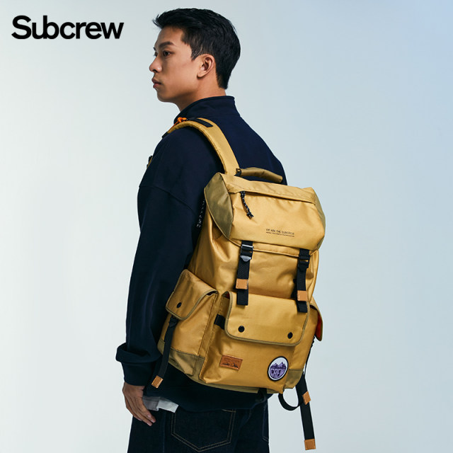 Subcrew Li Cansen trendy brand large-capacity backpack men's travel ...