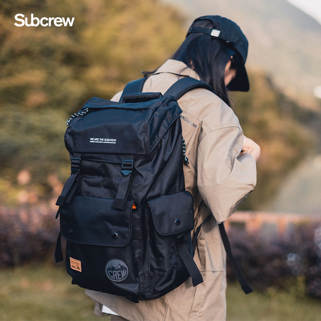 Subcrew Li Cansen trendy brand men's large capacity backpack girls ...