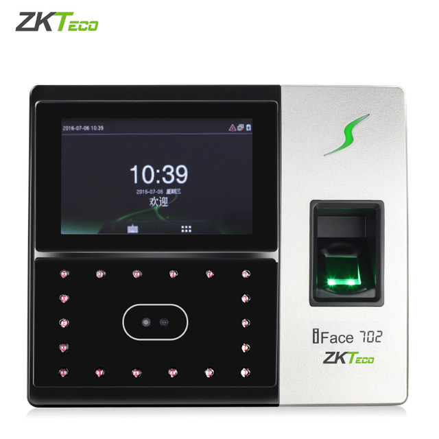 Zkteco/entropy base technology iFace702-S Face recognition Mester Fingerprint Person Face ...