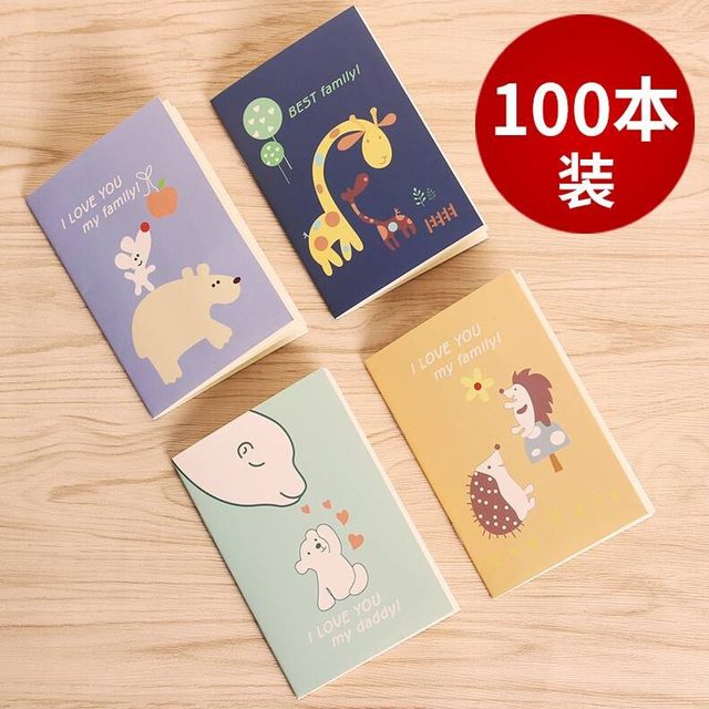 100 this event small gift notebook stationery office products mini cute ...