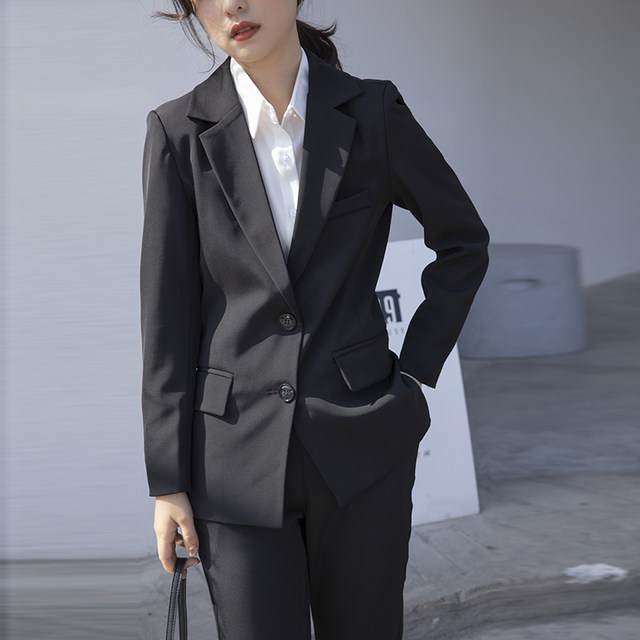 High-end suit suit for women, spring and autumn college student ...