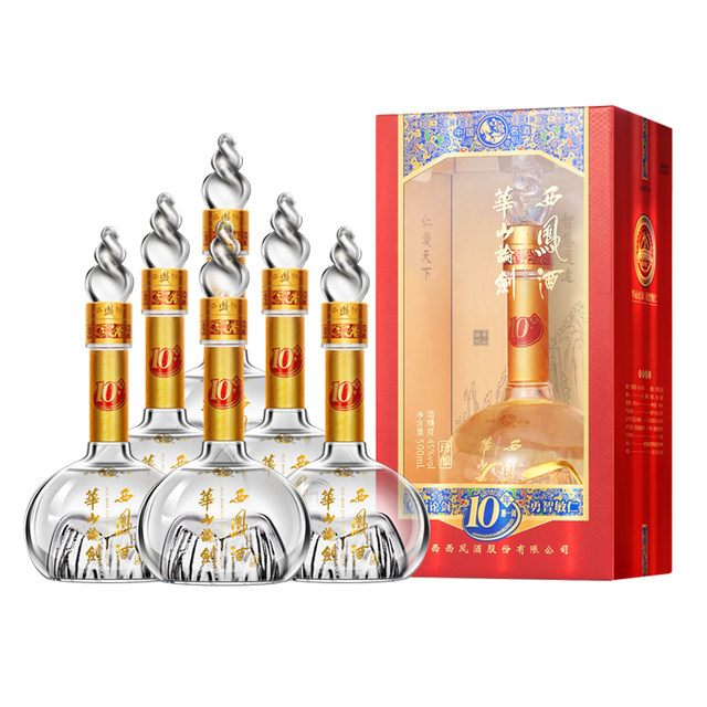 Huashan Lunjian Xifeng Liquor 10 years 45% Feng-flavor grain liquor ...