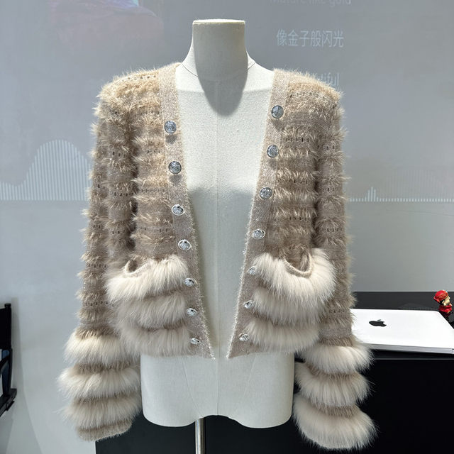 Pet petitioner Balmai*Imported fox Mao Liang Silk Heavy Works Knit ...