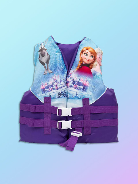Elsa life jacket children's floating jacket cartoon buoyancy foam Elsa ...
