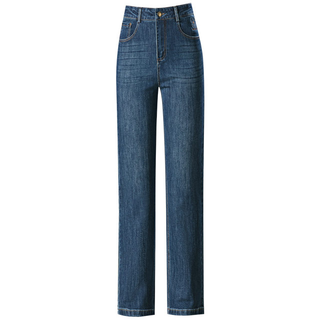 Aiyi Mei Trace flagship store 1095 jeans new straight mothers pants ...