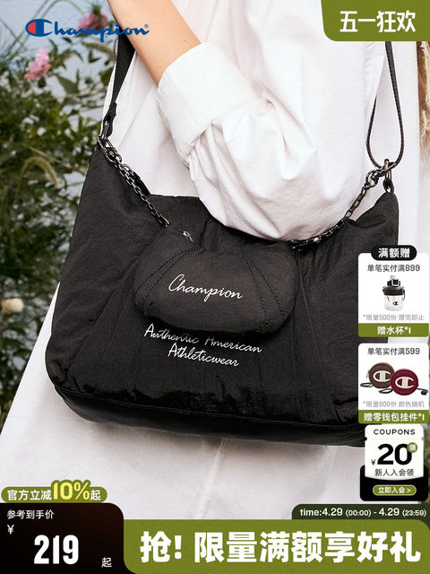 Champion champion 2025 spring new shoulder bag women's casual mesengers