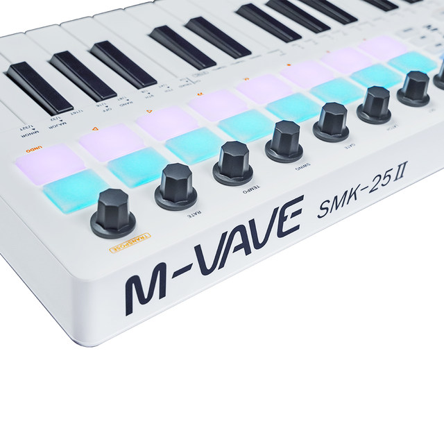 M-VAVE mini SMK-25-key portable arranging MIDI keyboard controller ...